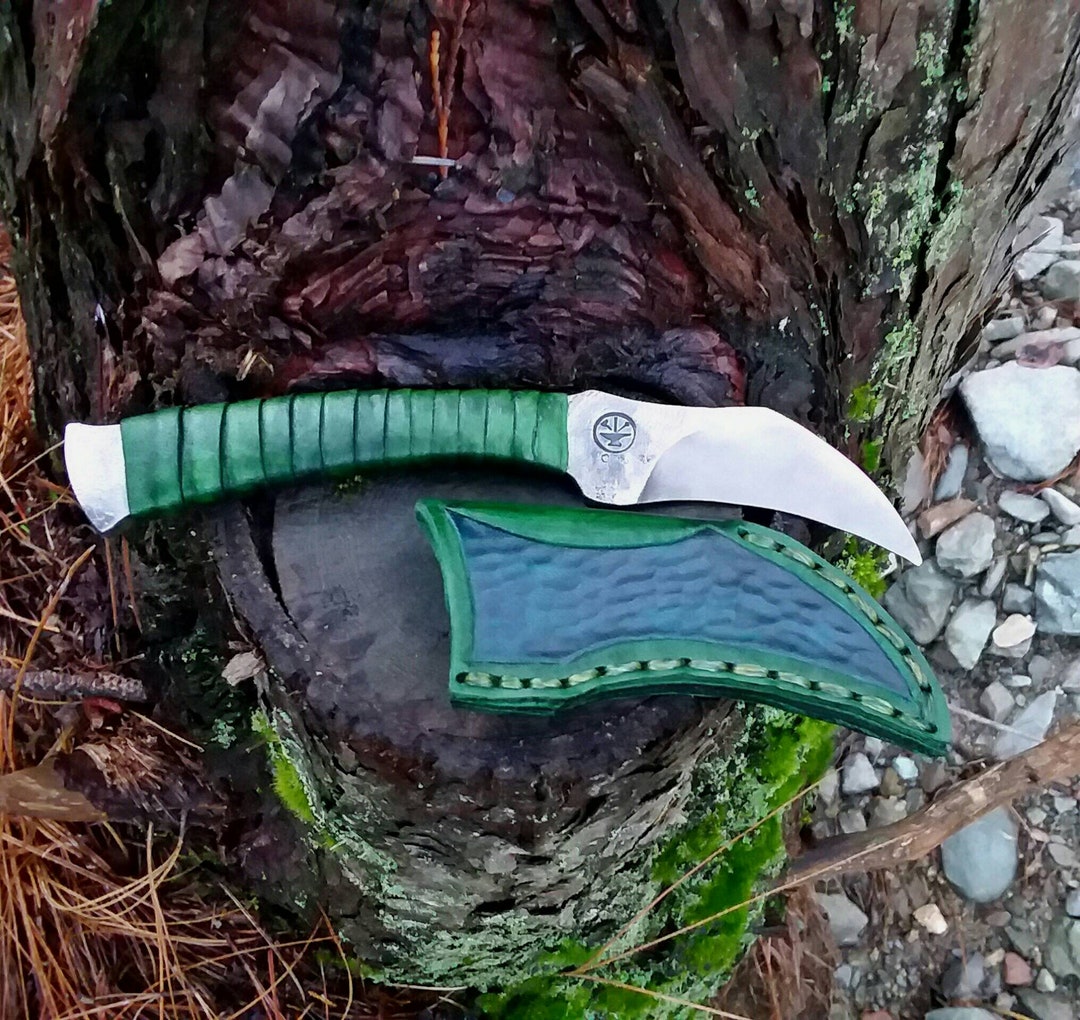 Integral Crow Hook Knife - Etsy