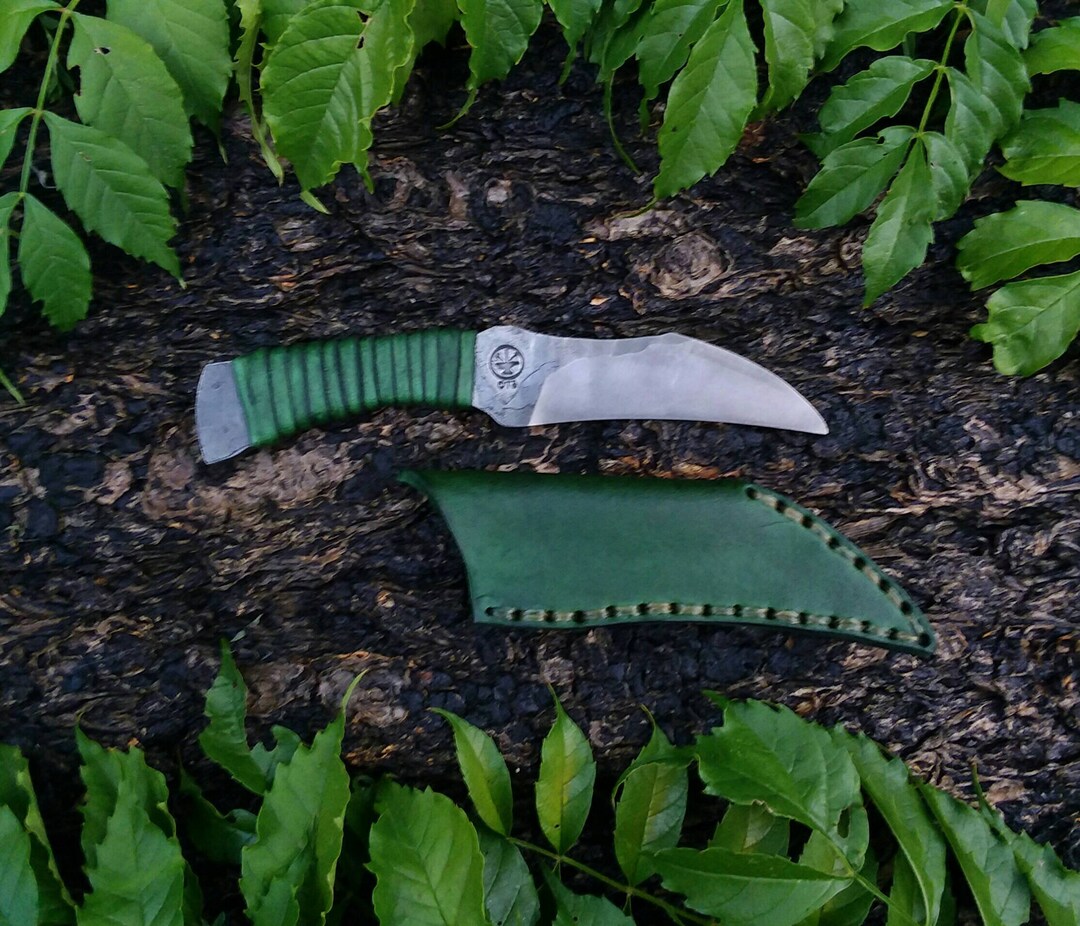 Integral Utility Knife and Sheath Hand Forged Handmade - Etsy