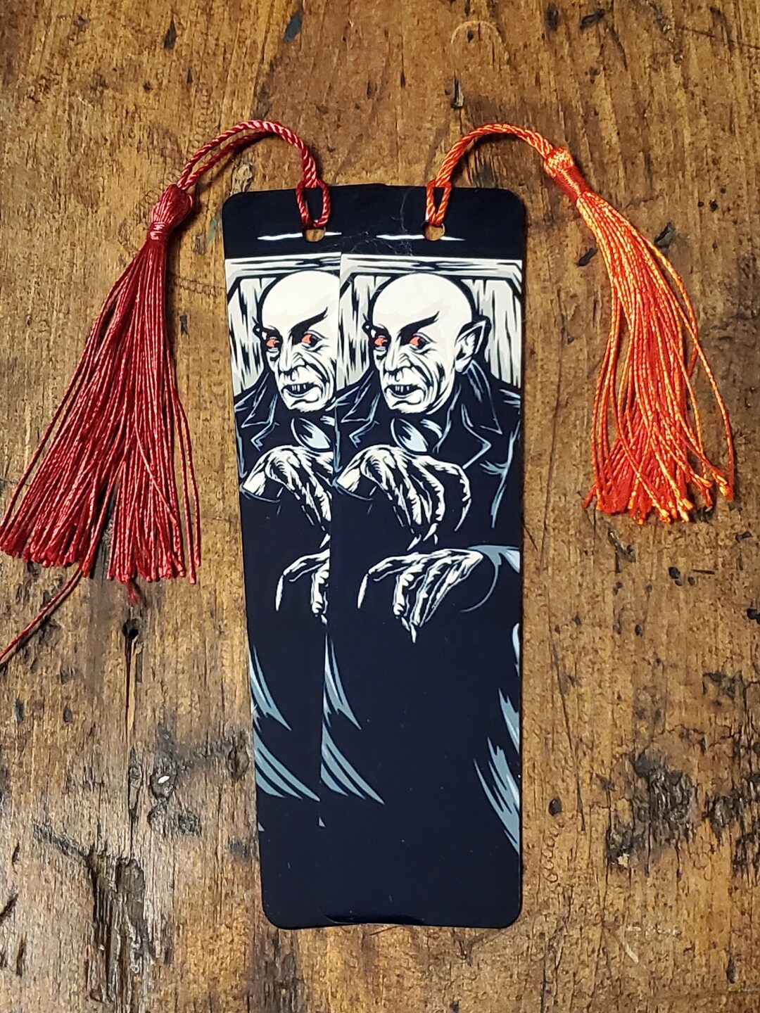 Vampire Metal Bookmark With Tassel - Etsy