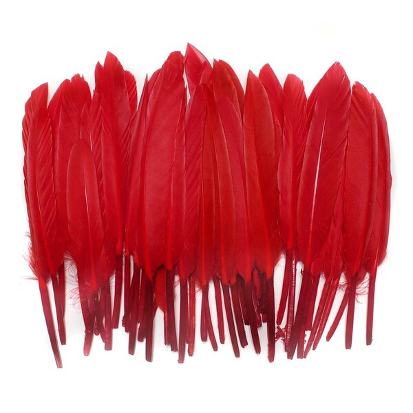 Red Feathers - Etsy