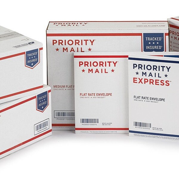 Medium Flat Rate Box - Etsy