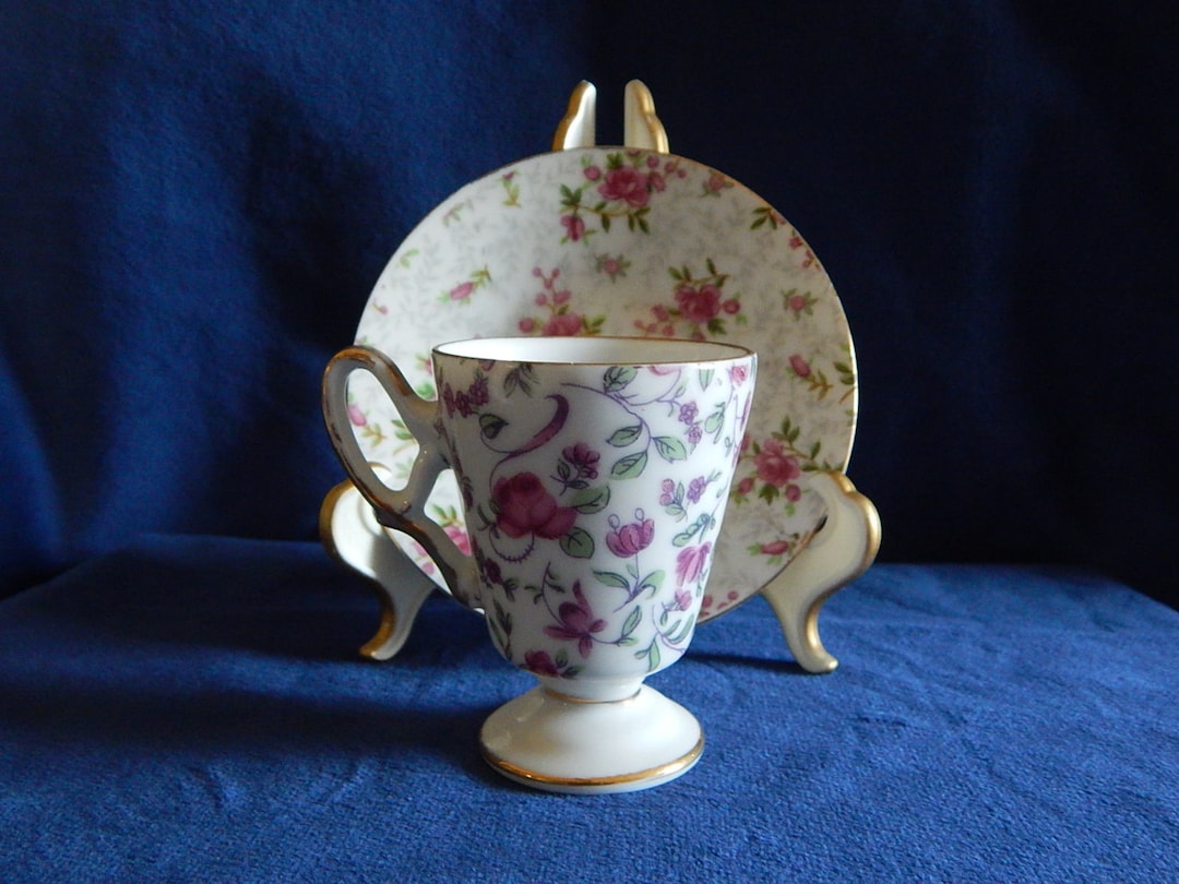 Vintage Inarco Tea Cup and Saucer - Etsy