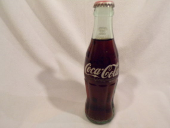 Vintage Coca Cola Classic Bottle FULL Unopened With Red Bottle - Etsy