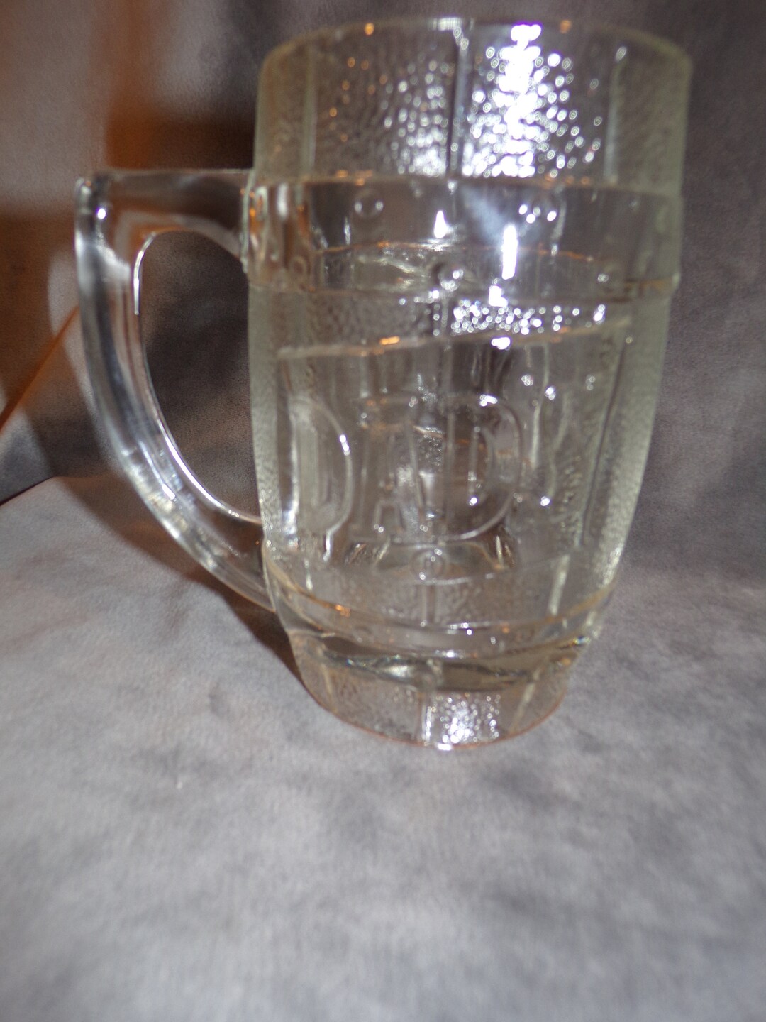 Vintage Dad's Root Beer Clear Glass Mug - Etsy