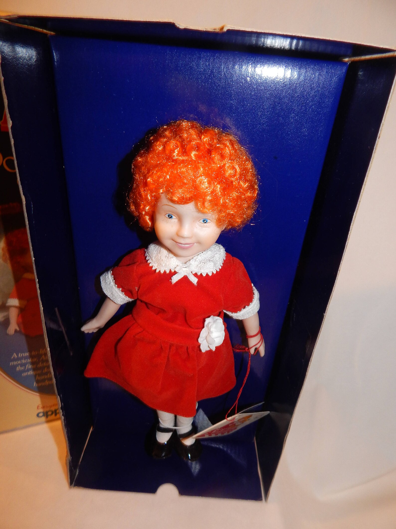 Vintage "annie" Porcelain Doll in Original Box by Applause - Etsy