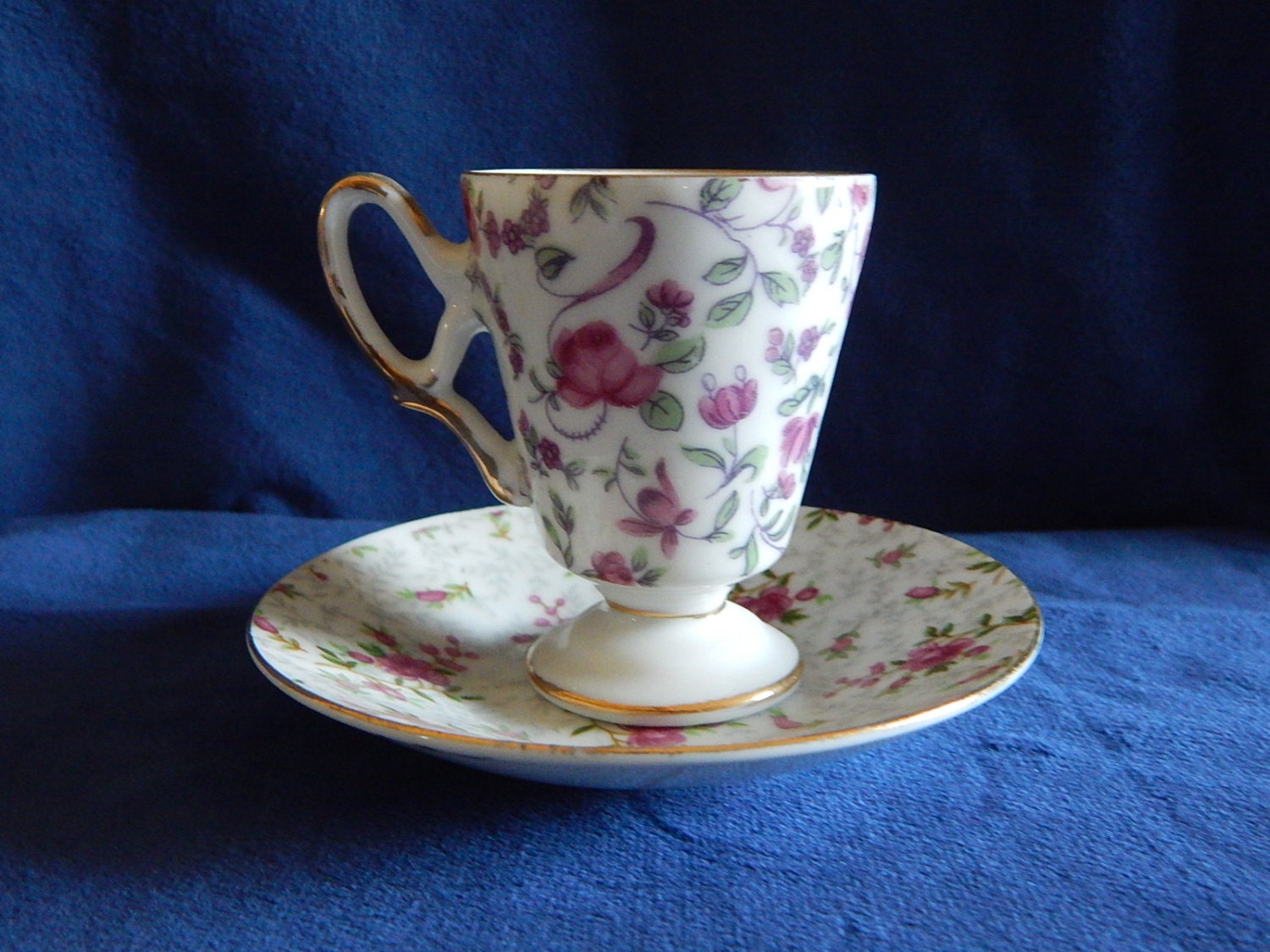 Vintage Inarco Tea Cup and Saucer - Etsy