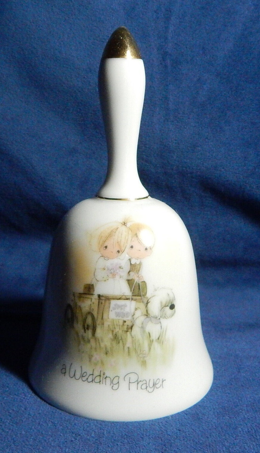 Vintage Enesco Precious Moments Wedding Bell - Etsy
