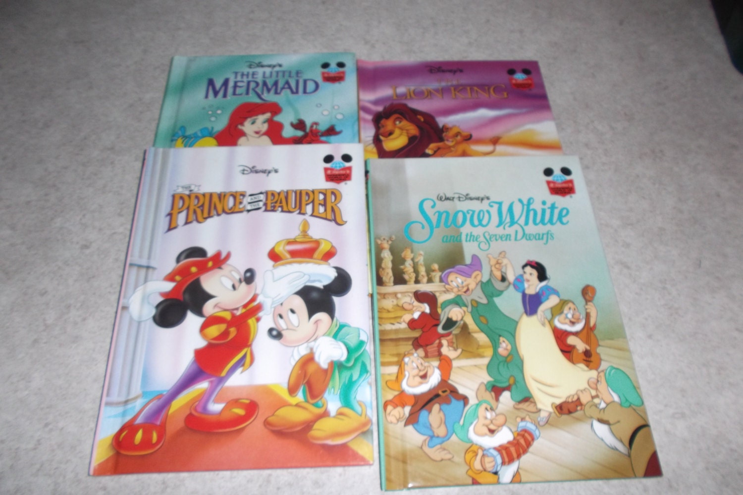Walt Disney Hard Cover Story Books wounderful World of - Etsy