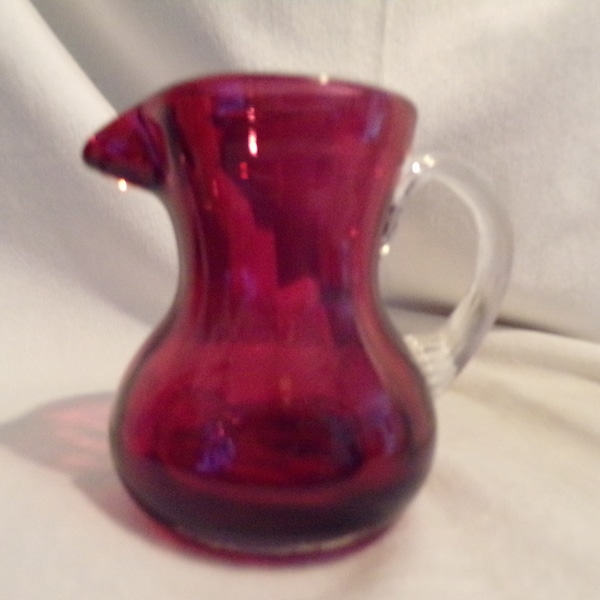 Small Glass Pitcher - Etsy