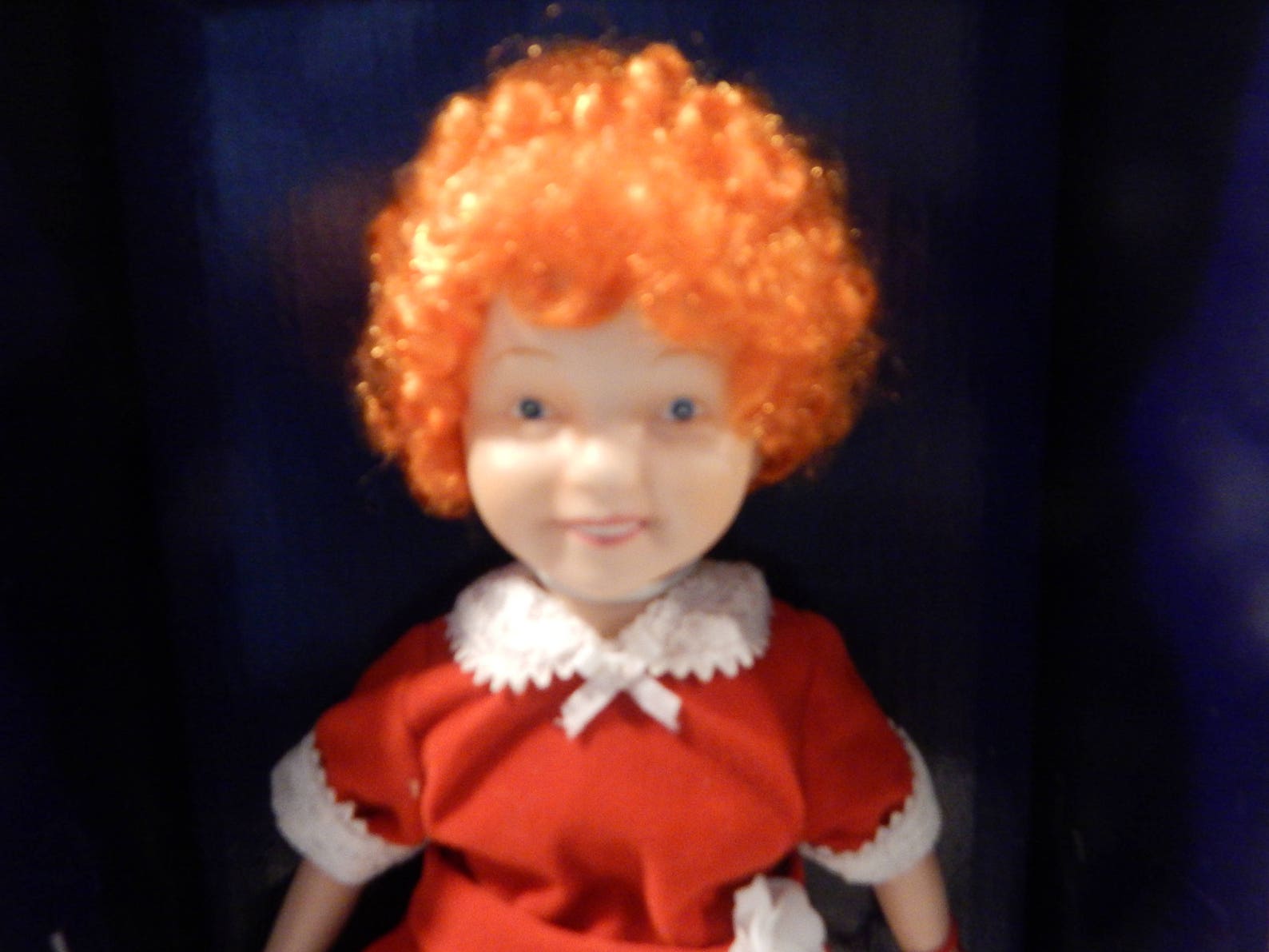 Vintage "annie" Porcelain Doll in Original Box by Applause - Etsy