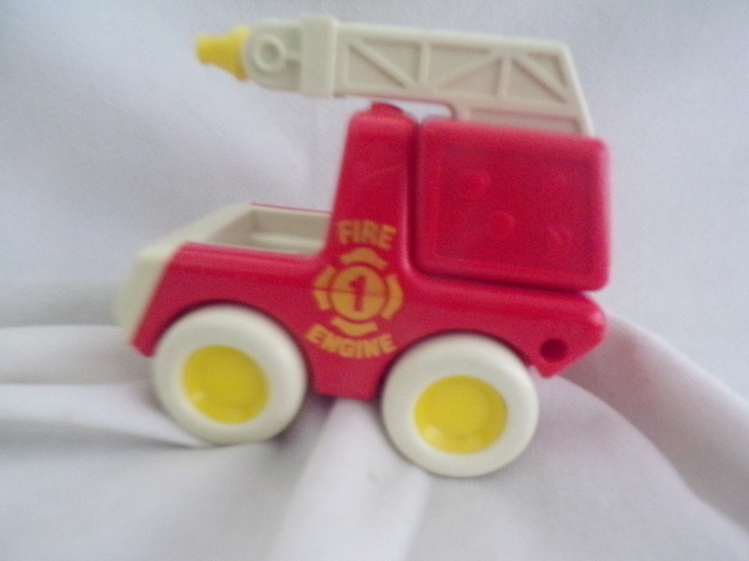 Tonka Red and White Plastic Fire Engine With Moving Parts - Etsy