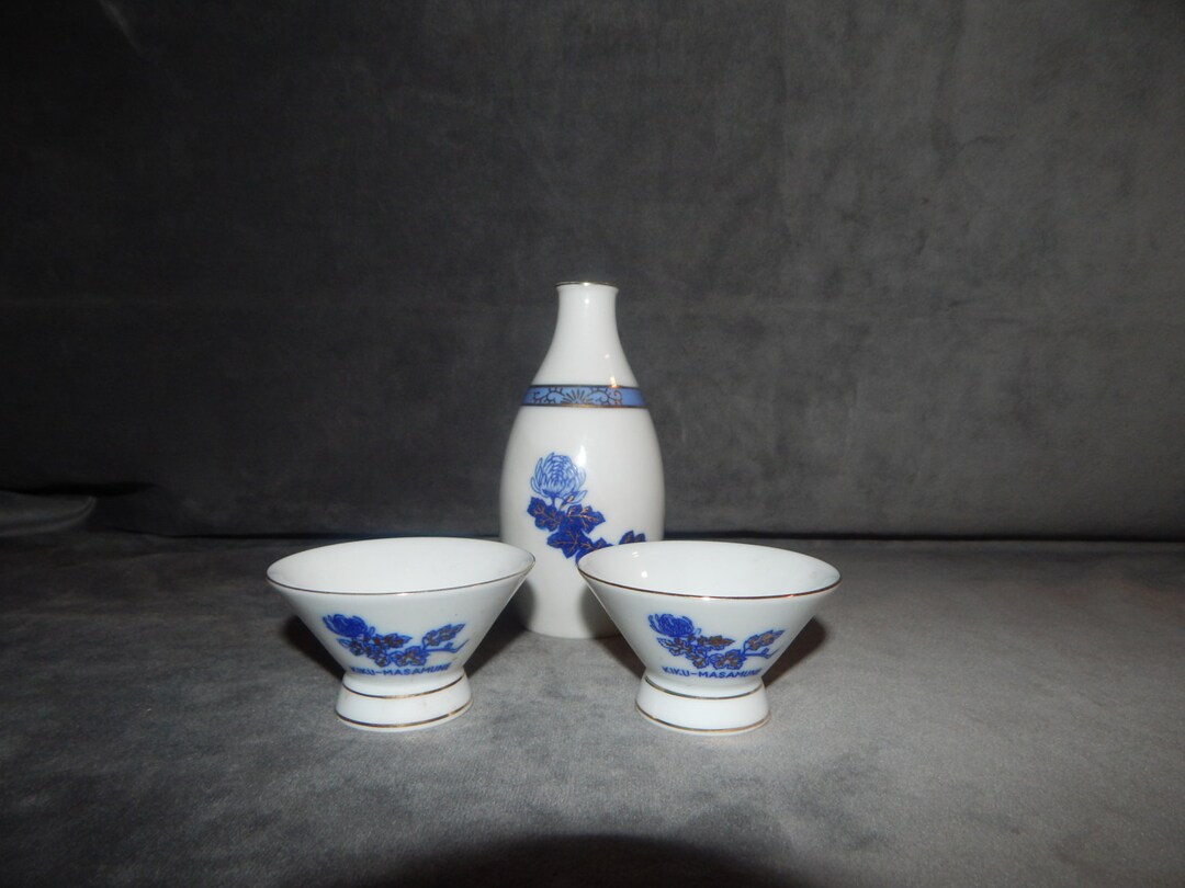 Vintage KIKU Masamune Saki Set - Etsy