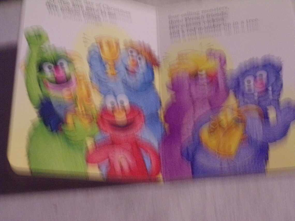 Vintage 2 Sesame Street Books jim Henson - Etsy