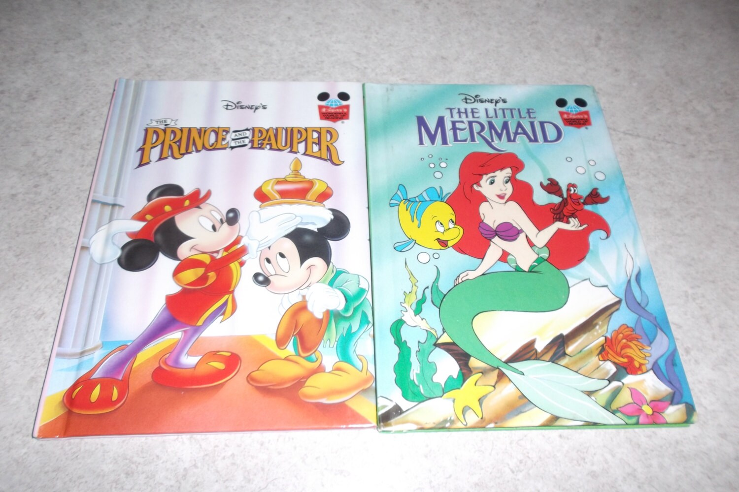 Walt Disney Hard Cover Story Books wounderful World of - Etsy