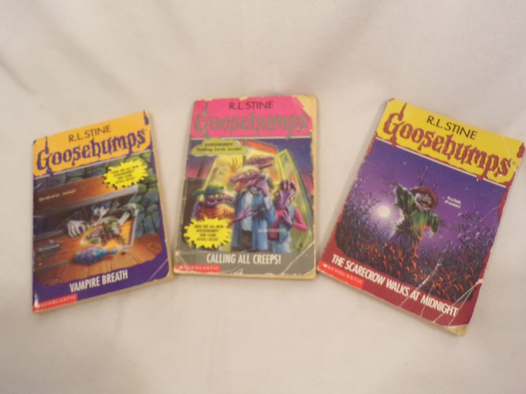 R. L. Stine Goosebumps Books - Etsy