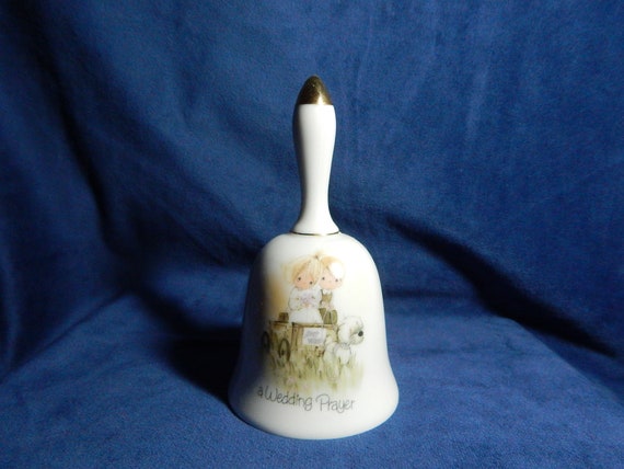 Vintage Enesco Precious Moments Wedding Bell | Etsy