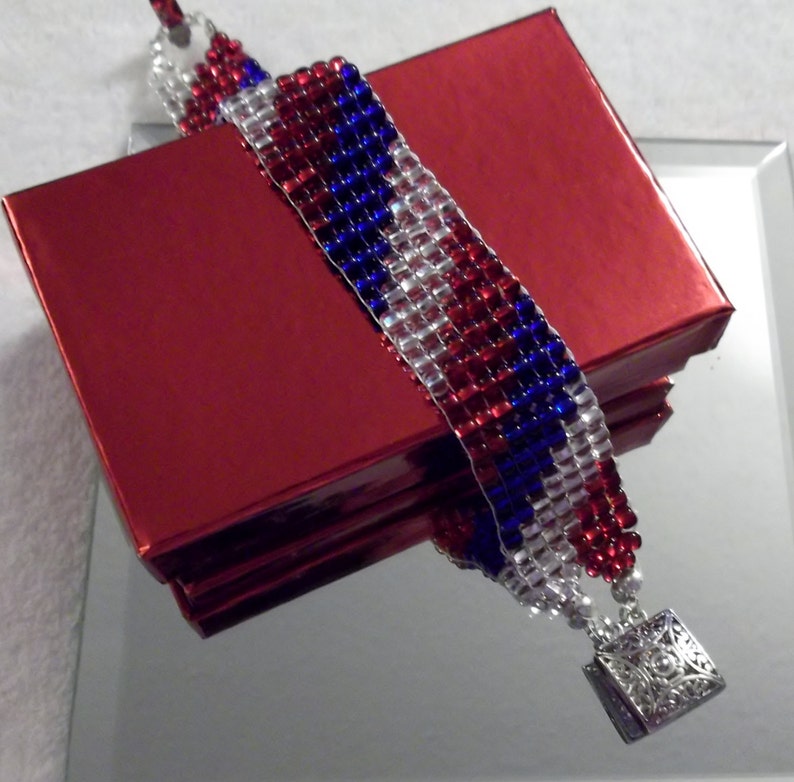 Silver-lined Ruby Sapphire and Crystal 7-1/2-inch/19 Cm Woven - Etsy