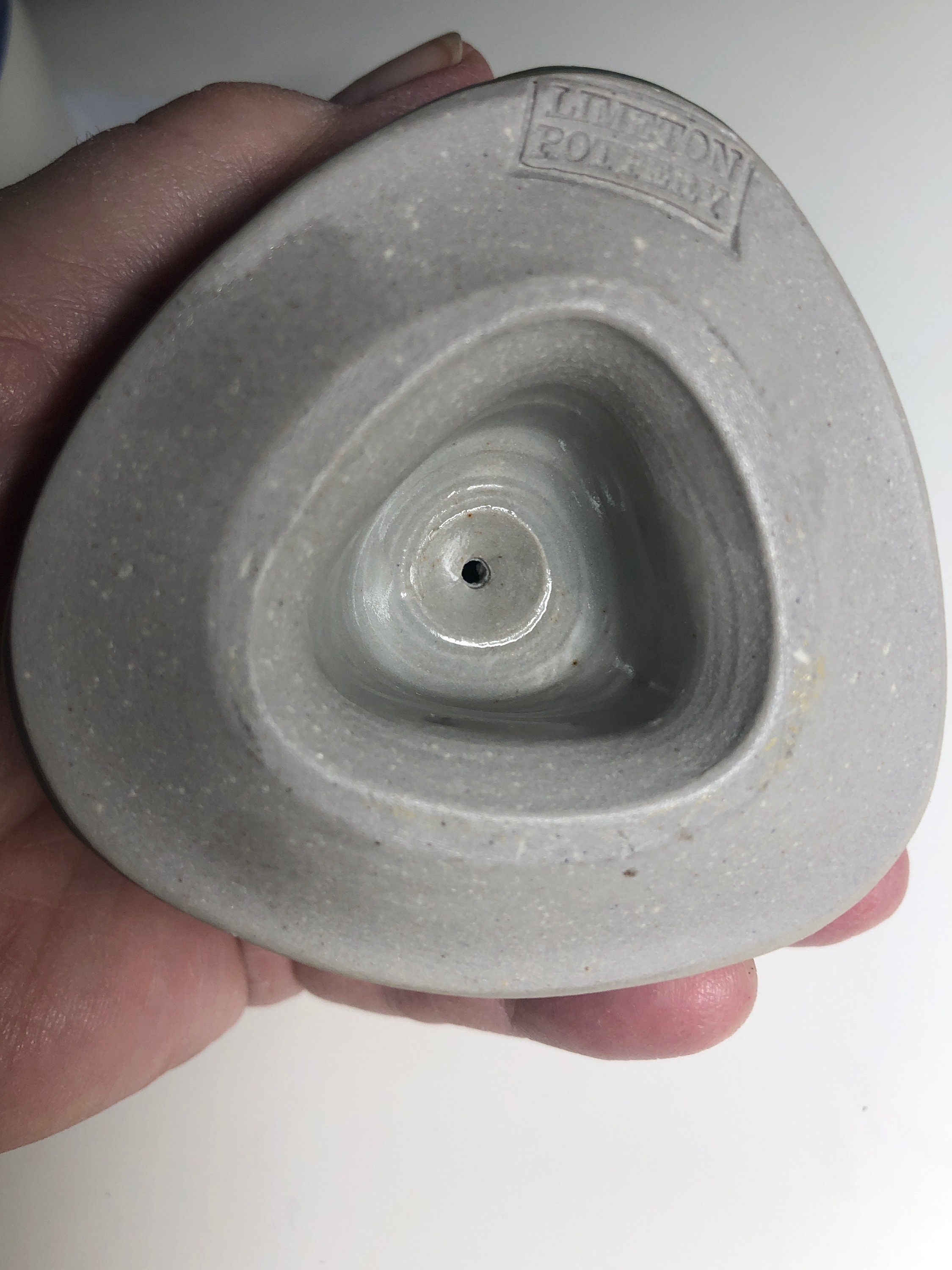 LIMETON POTTERY PAPERWEIGHT Blue-gray Drip Glaze Snail Top Gs1a-100 - Etsy