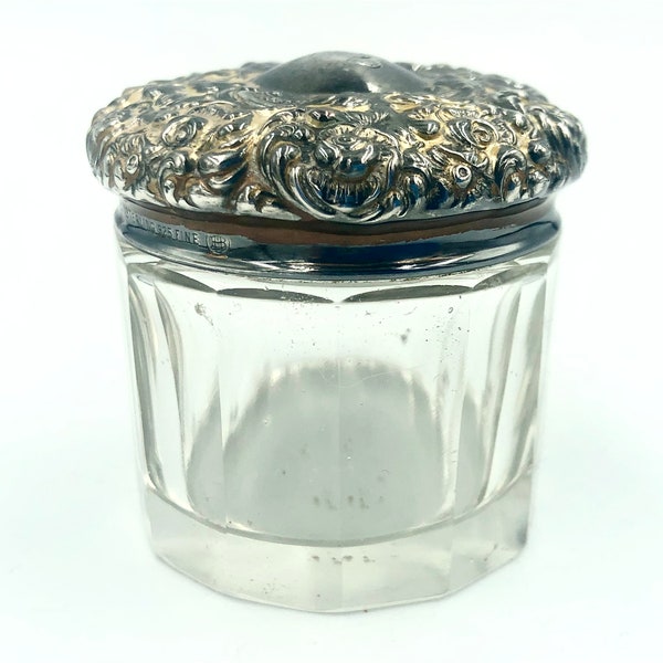 Glass Powder Jar - Etsy