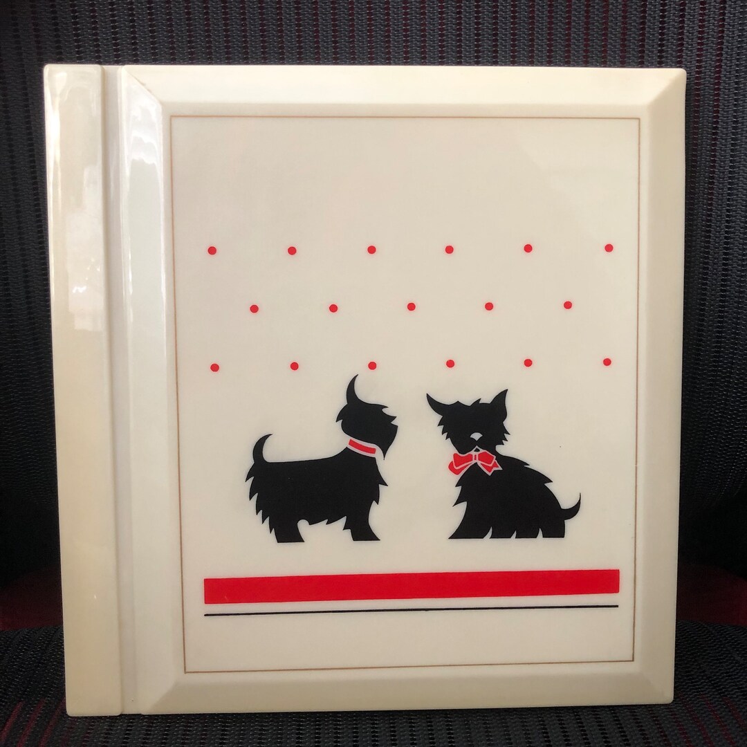 Vintage SCOTTIE DOG Photo Album - Hard Plastic Gs5e-60 - Etsy