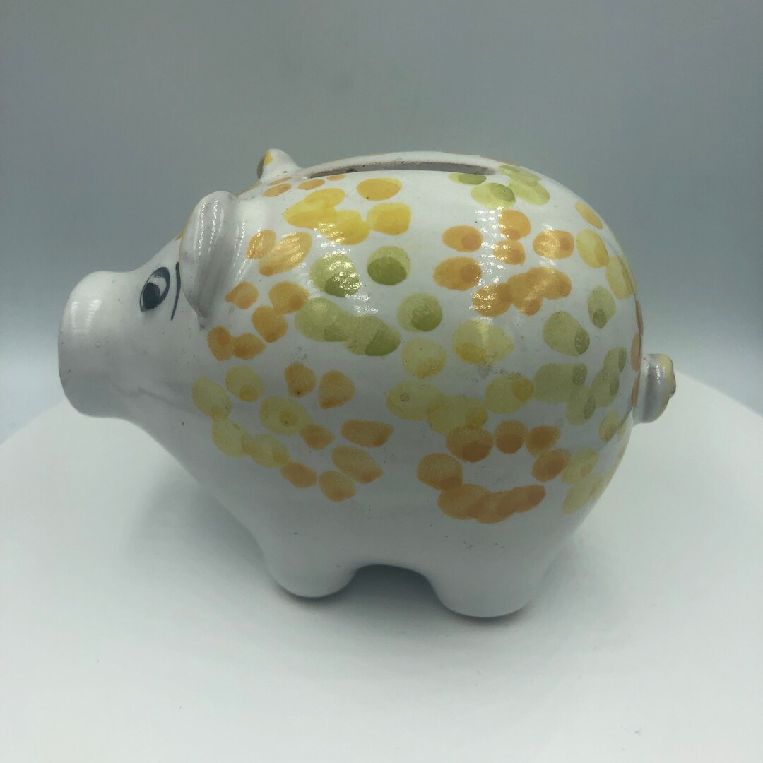1960s ITALIAN PIGGY BANK #721 Ceramic Petal Flowers Gs6e-2 - Etsy