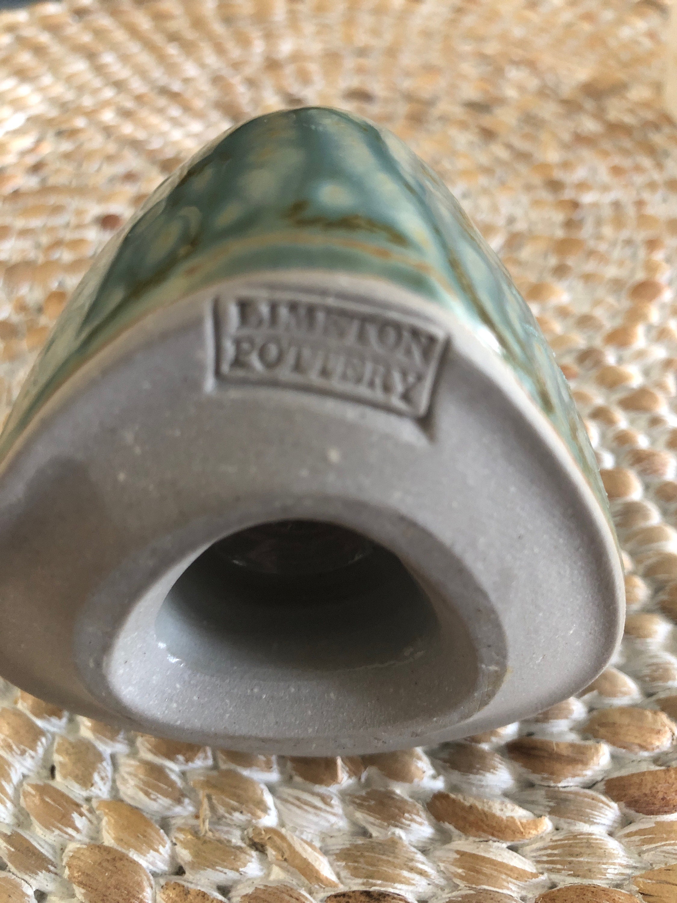 LIMETON POTTERY PAPERWEIGHT Blue-gray Drip Glaze Snail Top Gs1a-100 - Etsy