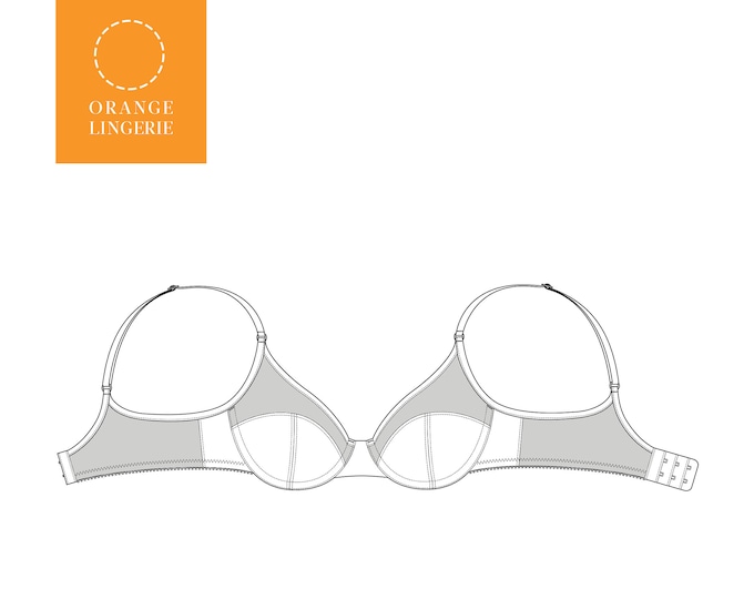 Instant Download PDF Lingerie Sewing Pattern for an Underwire - Etsy