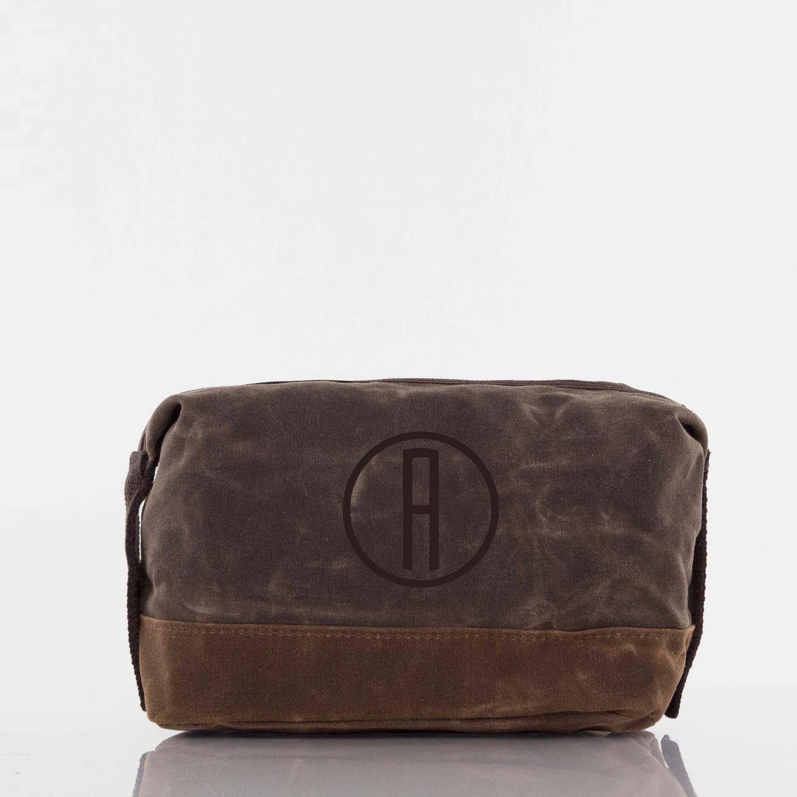 Monogrammed Top Zip Dopp Kit Travel Bag Mens Toiletry Luggage - Etsy