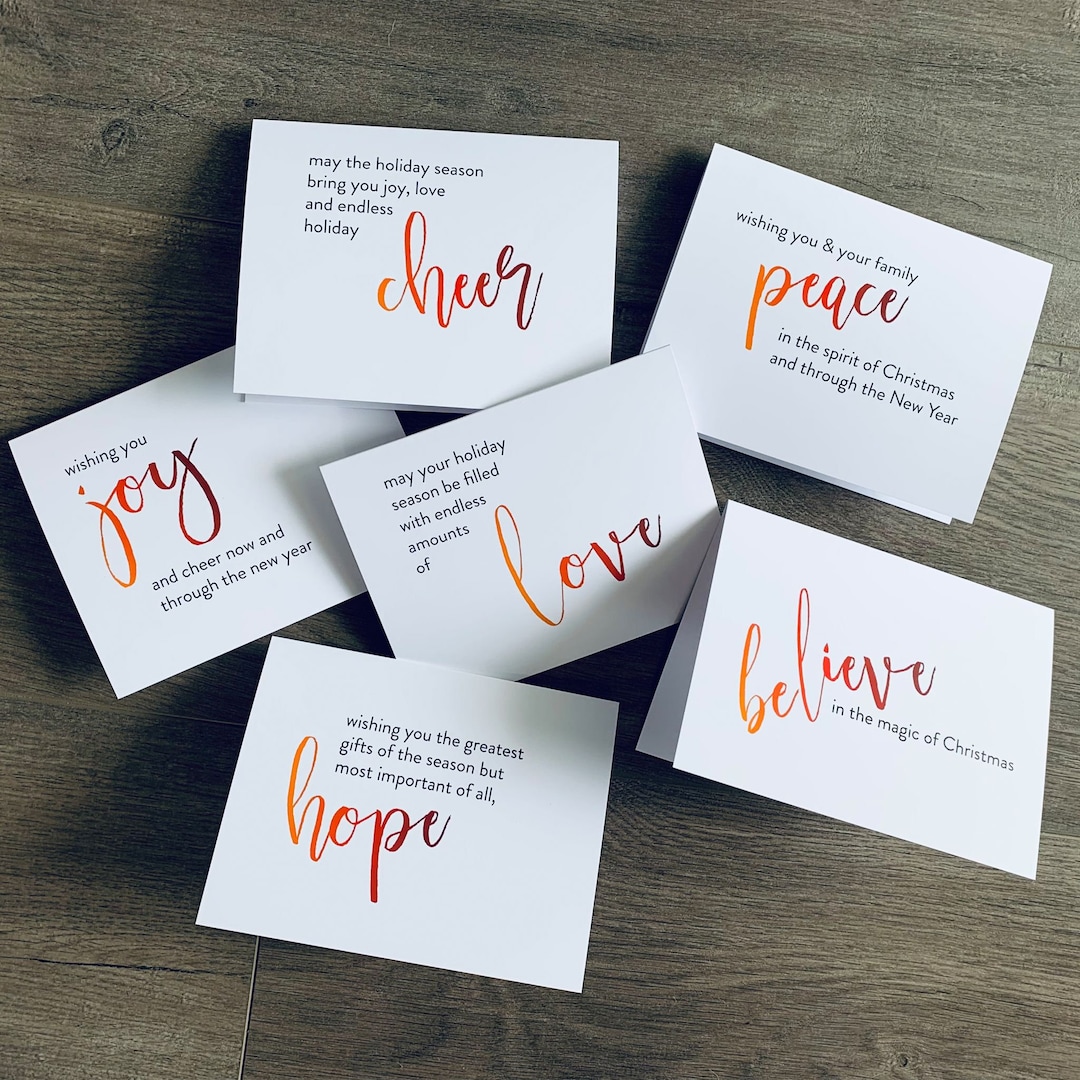 Meaning of Christmas Card Collection | Sentimental Christmas Cards - Etsy