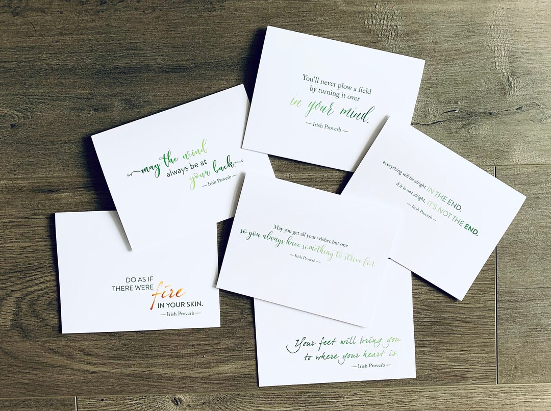Irish Inspirations Notecard Collection | Folded Cards With Irish ...