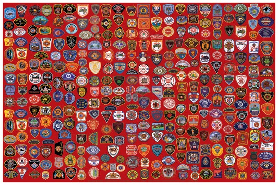 First Responders of the World Wall Map | Etsy