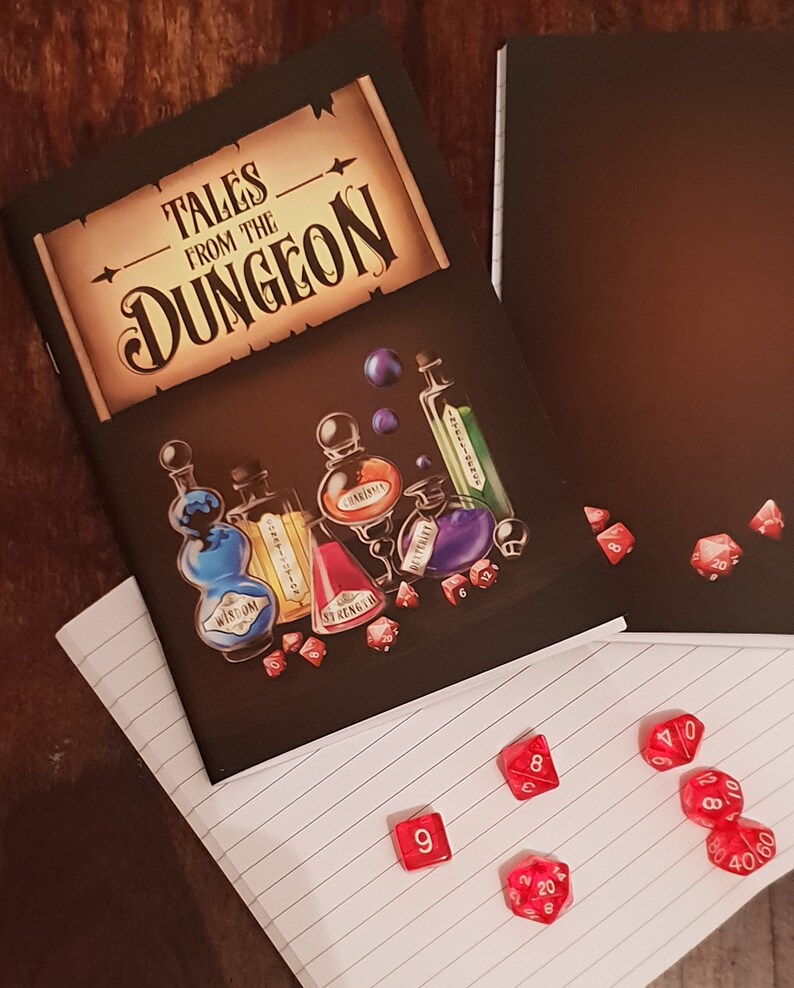 Dungeons and Dragons Lined Notebook LIMITED EDITION - Etsy UK