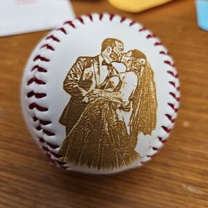 Laser Engraved Leather Baseballs - Etsy