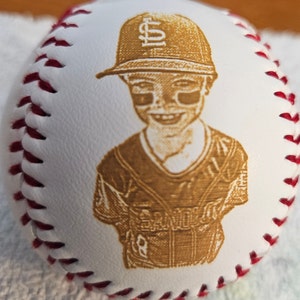 Laser Engraved Leather Baseballs - Etsy