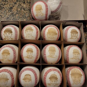 Laser Engraved Leather Baseballs - Etsy