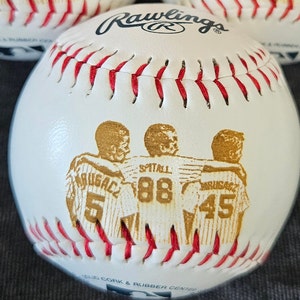 Laser Engraved Leather Baseballs - Etsy