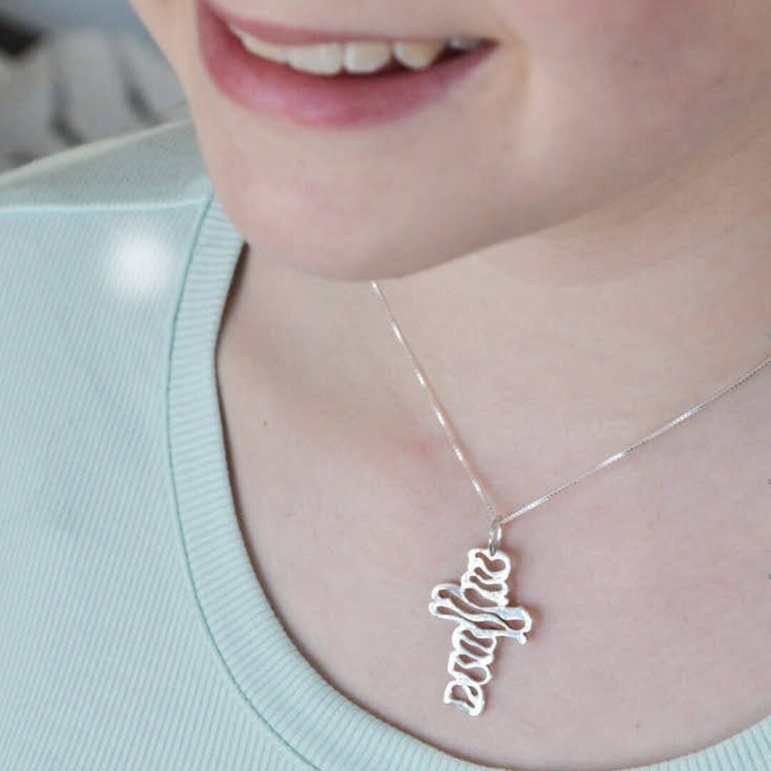 Deirdre's Water Cross Necklace ~ Silver or 14K Gold-filled ~ Handmade ...