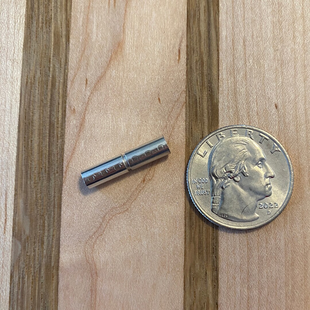 Bayonet Clasp in Sterling Silver 19.4mm Long 4mm Diameter - Etsy