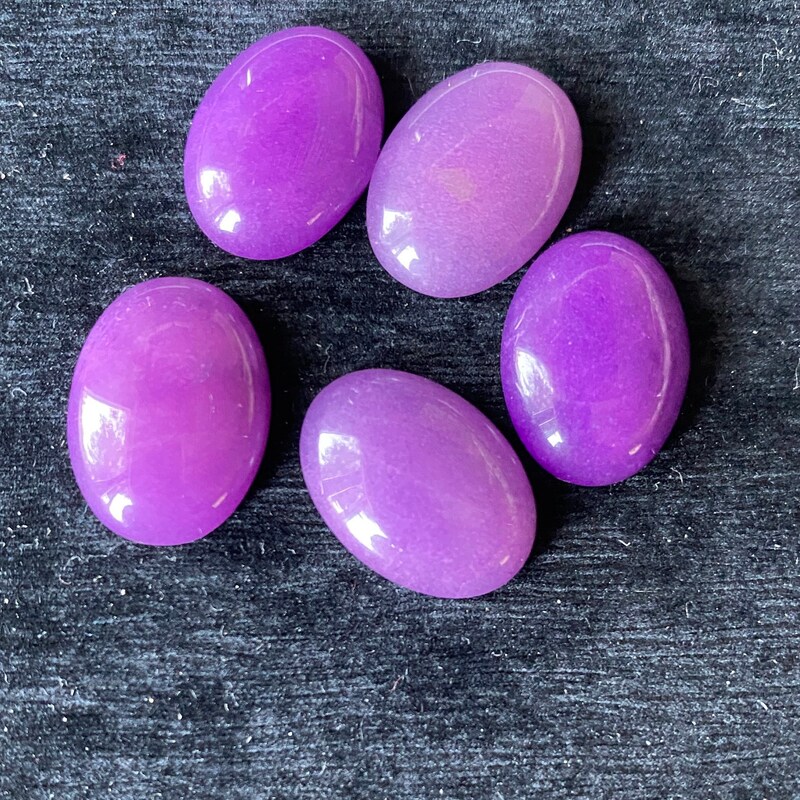Purple Cabochons - Etsy