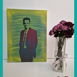 Matthew Perry the Friends Wall Art on Canvas Handmade Christmas Gift ...