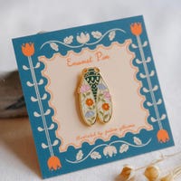Bitty Bee Enamel Pin | Eldritch Entomology - Etsy