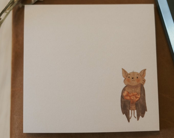 Fruit Bat Sticky Note Sticky Notes, Memo Pad, Notepad, Stationery, Cozy ...