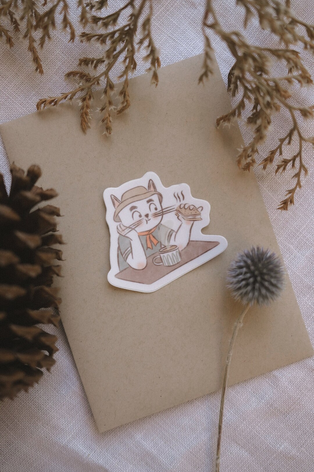 S'more Vinyl Sticker Cozy Sticker, Weatherproof Sticker, Die Cut ...