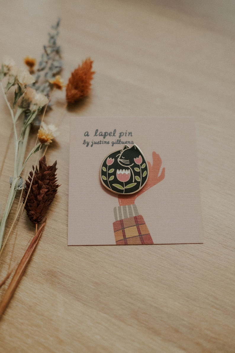 Cat Nap Black Enamel Pin Hard Enamel Lapel Pin Flair - Etsy UK
