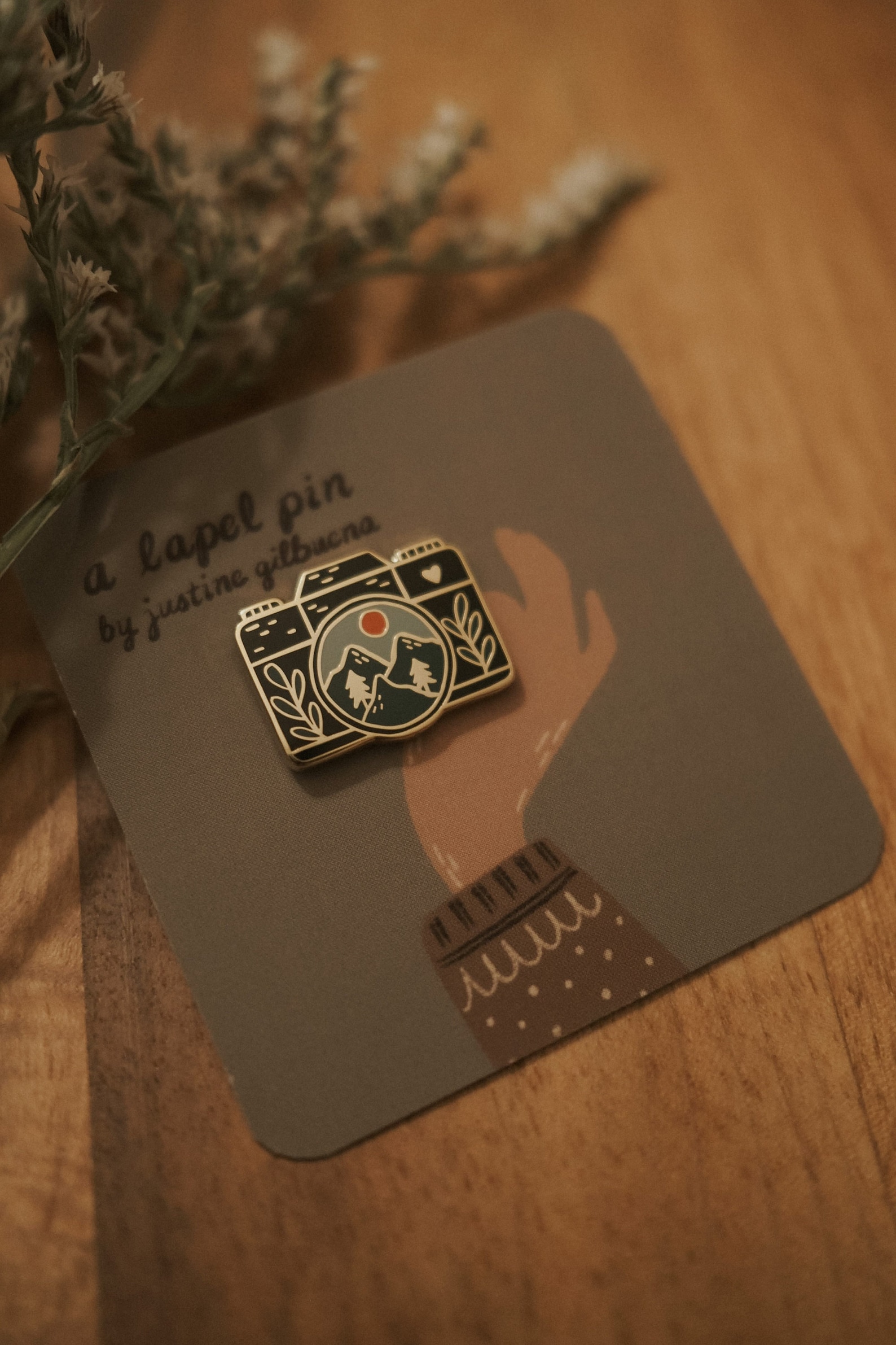 Camera Enamel Pin Camera Floral Pin Film Camera Pin Photo - Etsy