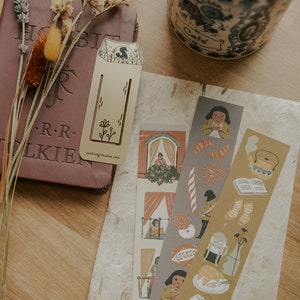 Cozy Bookmark Set Cozy Bookmarks Cozy Stationery Book | Etsy