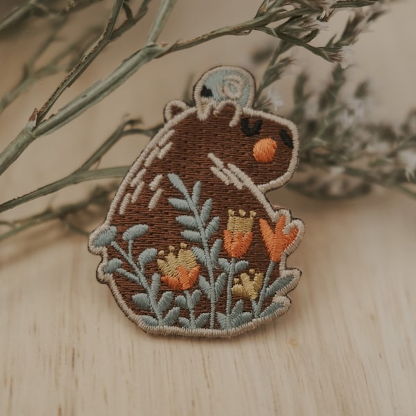 Capybara Embroidery Patch - Etsy