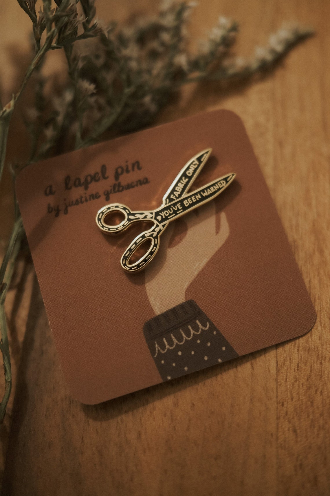 Fabric Scissors Enamel Pin Hard Enamel Enamel Pin Lapel - Etsy