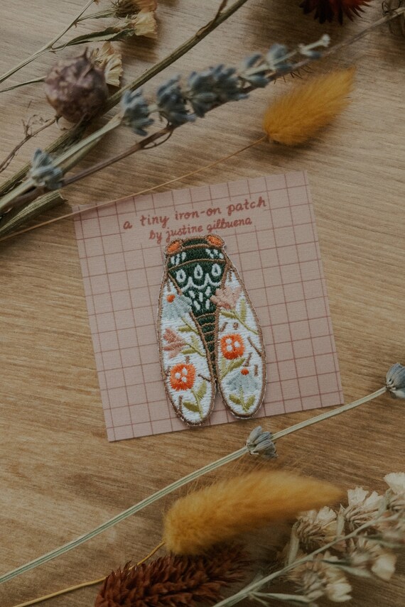 Cicada Small Patch Iron on Patch Patch Patches Patches - Etsy
