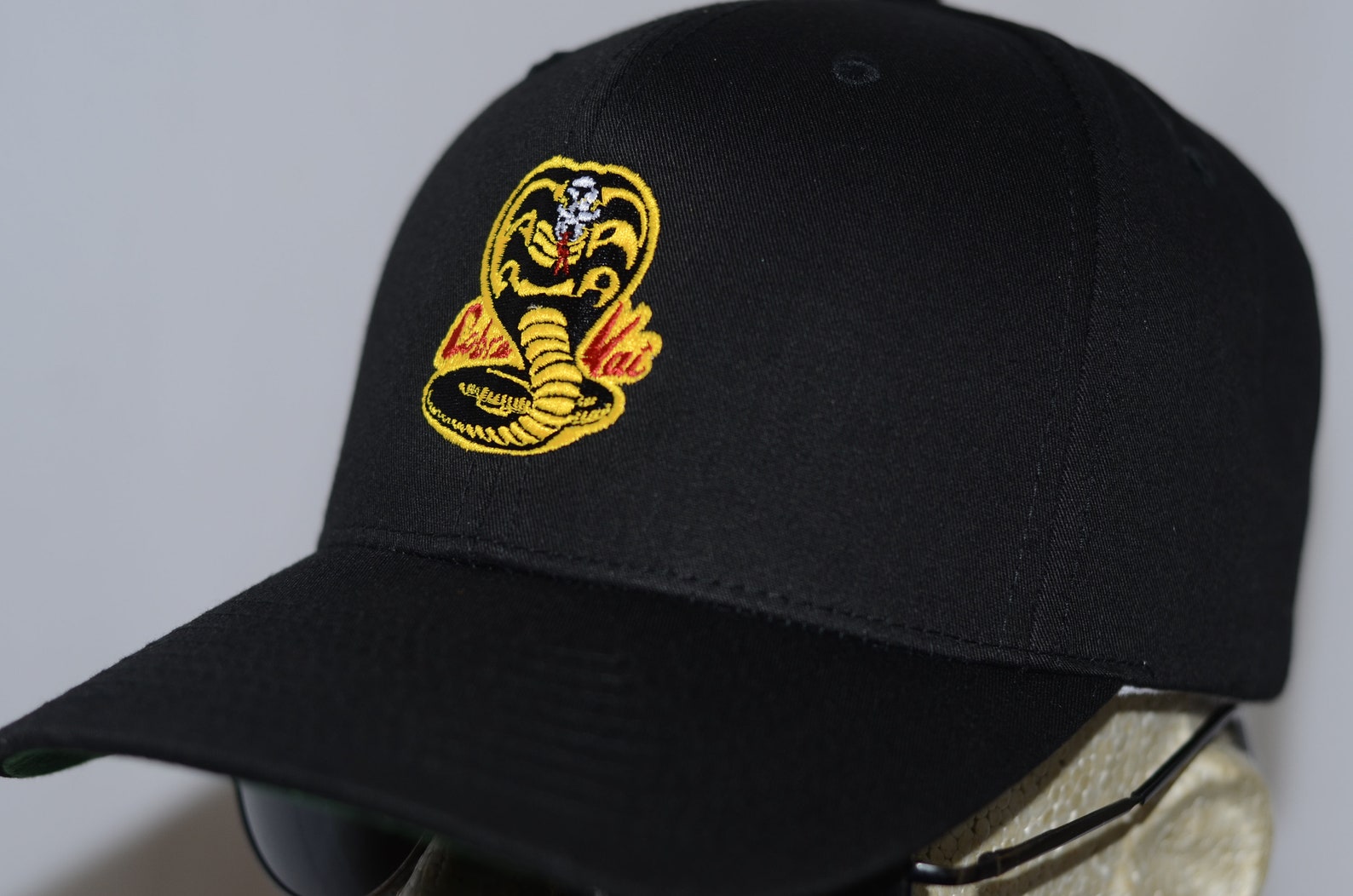 Cobra Kai Hat Karate Kid Dojo No Mercy 80s Movie Strike First | Etsy